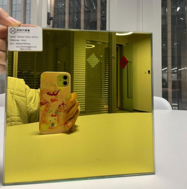 Colored Mirror Glass Wall Decorative Customized Magic Mirror Custom Infinite Extension Effect Multi Layer Mirror Glass