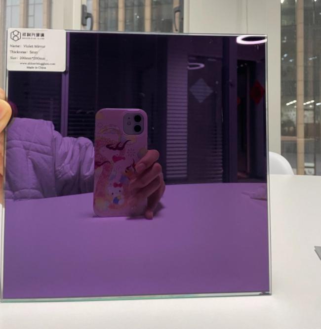 Colored Mirror Glass Wall Decorative Customized Magic Mirror Custom Infinite Extension Effect Multi Layer Mirror Glass