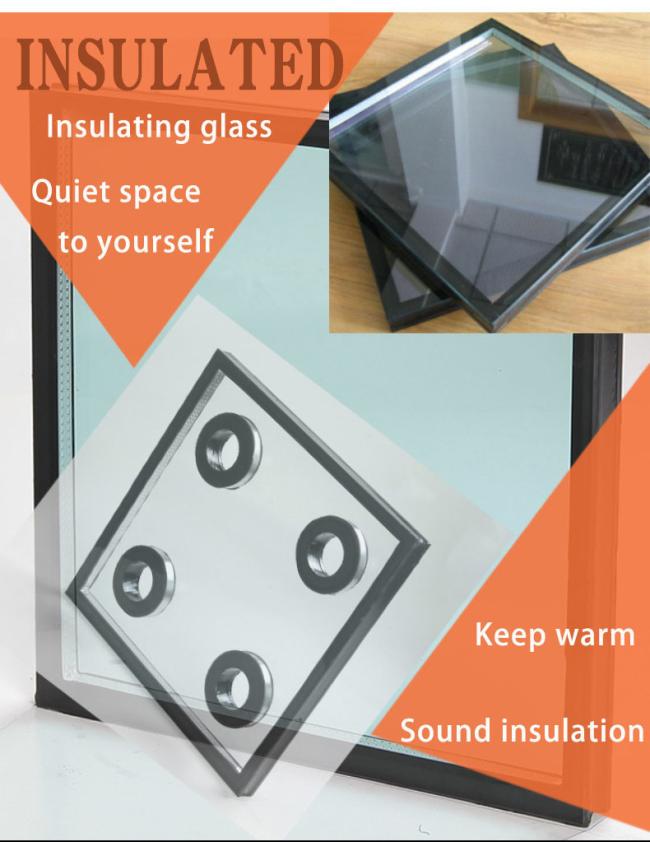 Qingdao Custom Size Clear Insulated Glass Panels for Single Roof