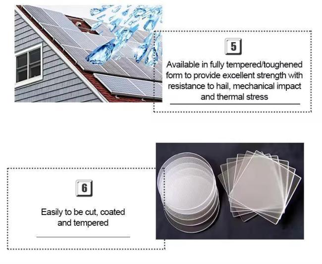 Solar Tempered Glass for LED Flood Light Outdoor Light Transmittance 92%