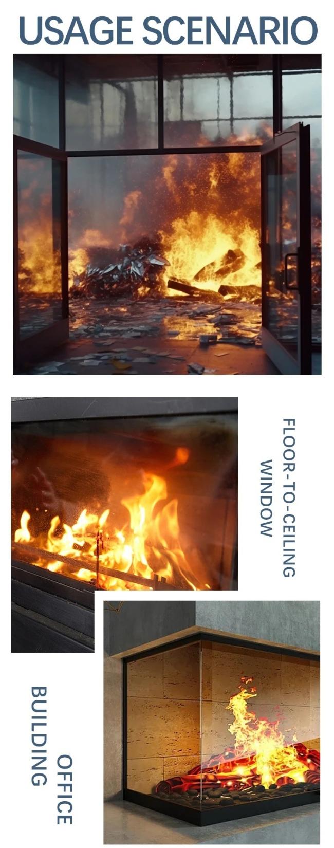 3mm 4mm 5mm 6mm 8mm Clear Color Reflective Bathroom Windows Fire Resistant Glass Safety Glass Sheet Without Frame
