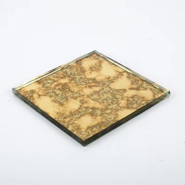 2mm-10mm Polishing Beveling Mirror Tiles Customized Vintage Glass Mirror Antique Mirror