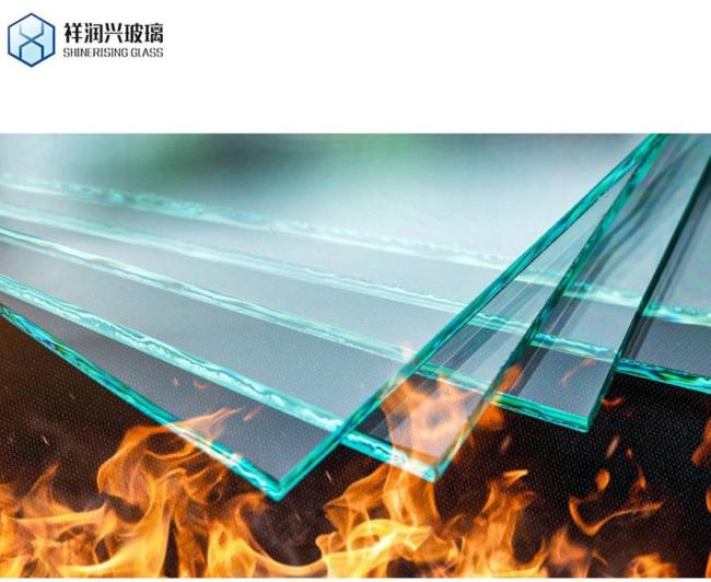 3mm 4mm 5mmt Heat Resistant Ceramic Fireplace Glass Robax Glass /Round