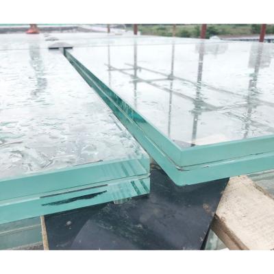 China 12 12mm 1212.4 25.52mm 1 polegada espessura de vidro laminado de segurança para exigência do cliente à venda