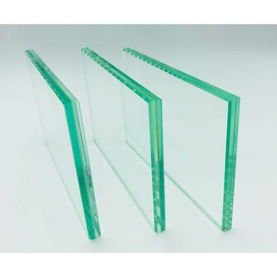 China Trabalho de borda polida plana vidro laminado transparente colorido personalizado para móveis à venda