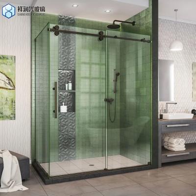 Cina Esterno Personalizzazione 6mm Luxury Unit Grandi bancarelle d'angolo Full Frame Doccia scorrevole in vendita