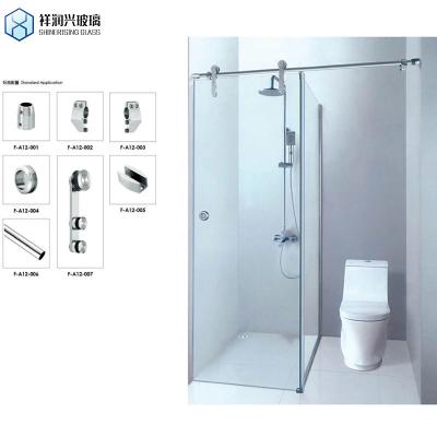 Cina Esterno Personalizzazione 6mm Luxury Unit Grandi bancarelle d'angolo Full Frame Doccia scorrevole in vendita