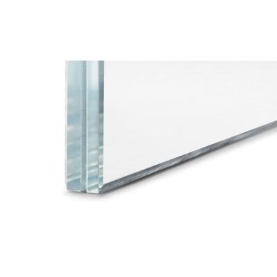 China Glass 4mm 12mm EVA Film Decorative Fence Pattern Ribbed Laminated Window Glass with Certificate Tempered Laminated Glass for sale