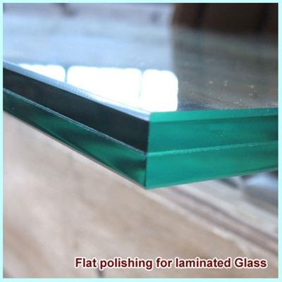 China Vervoer gehard gelamineerd glas met plat gepolijst randwerk Venster PVB interlayer Te koop