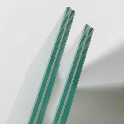 China Gebouwdeur Venster Schuifdeur Gehard gelaagd glas 12 mm 8 mm met vlakke rand Te koop