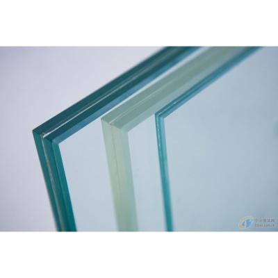 China Arquitetura Chapas de vidro laminadas temperadas planas com dupla camada térmica à venda
