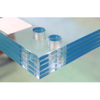 Cina Vetro laminato temperato a tre strati con certificato CE e tecnica laminata in vendita