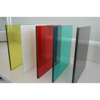 China Solid Structure Customization Colored Transparent Laminated Glass for Decoration for sale