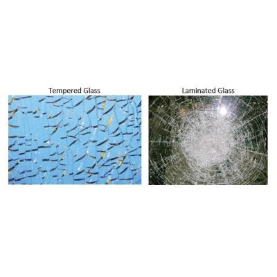 Cina Vetro laminato polito rinforzato di 12 mm e 16 mm certificato CE per vetri da bagno decorativi in vendita