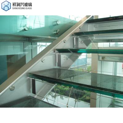 China Estrutura sólida 6,38 mm/8,38 mm Vidro laminado de cor clara para escadas/portas de edifícios à venda