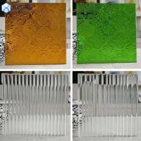 China Customized Clear Float Pattern Laminated Glass Panels for Interior Transformation for sale