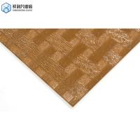 China Rain Dots Patterned Glass Extra Clear Brown Thickness to Meet Your Specifications for sale