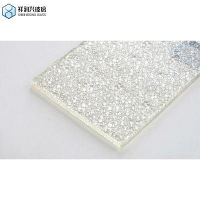 中国 水の波紋隔壁のためのフラットポーリングカスタム超透明のテンプレートアートパターンガラス 販売のため