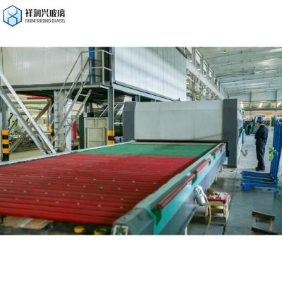 中国 建築安全 低鉄 磨き 縁 硬化 ガラス ISO 証明書 販売のため