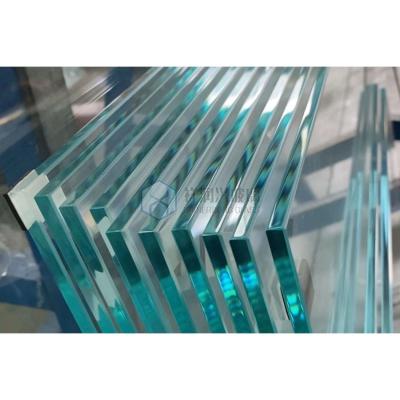 Cina Flat Polished Edge 3mm-25mm cristallino lamina di vetro temperato per progetti architettonici in vendita