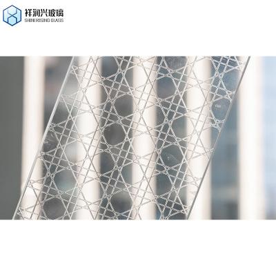 Cina Laboratorio vetro colorato riflettente/vetro a disegno/vetro temperato per edifici decorativi in vendita