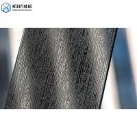 China Solid Color Reflective Glass for Building Window/Door Black Glass Structure for sale