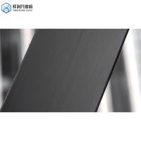 China Solid Color Reflective Glass for Building Window/Door Black Glass Structure for sale