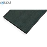 China Solid Color Reflective Glass for Building Window/Door Black Glass Structure for sale