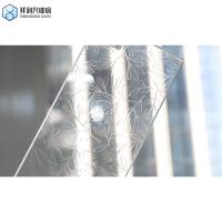 China 0.76mm PVB Solid Tempered Patterned Laminated Glass for Demanded Size Building Glass for sale