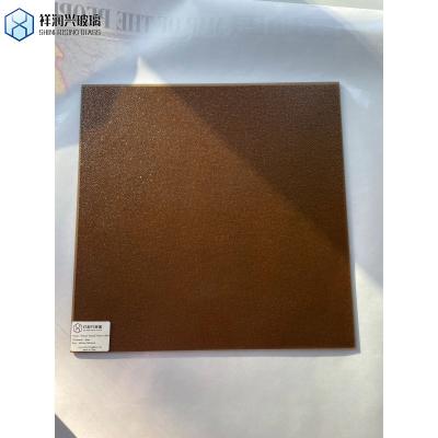 China Clear Float Glass 4mm Bronze Diamond Pattern Glass with SGS Certificate for sale