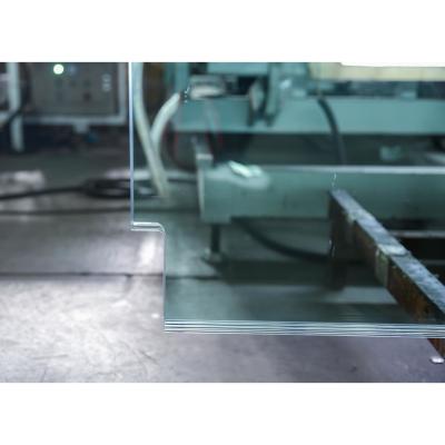 China laag ijzer gepolijst gepolijst gehard glas gelamineerd gemodelleerd glas voor bouwveiligheid Te koop
