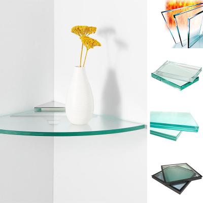 China Gehard glas voor gebouwen 3 mm-19 mm helder getinte grijze brons gelamineerd gehard Te koop