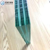 China Decorative Flat Polished Thin Panel Toughened Laminated Crystal Solid Tempered Glass for sale