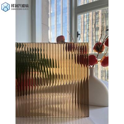 Cina Vetro colorato a disegno marrone/bronzo/ambra Karatachi per la fabbricazione di vetro galleggiante in vendita