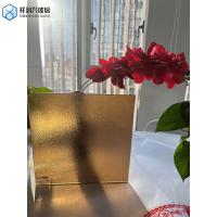 China Bronze Pattern Glass Panel for Building Customized Requirement and Size for sale