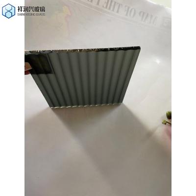 China Flat Polished Clear Bronze Grey Blue Tinted Glue Chip Glass Patterned Glass for Edge Work for sale