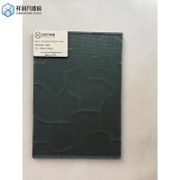 China Rain Dots Pattern Style 3-8mm Grey Map Patterned Figured Glass with Customization for sale