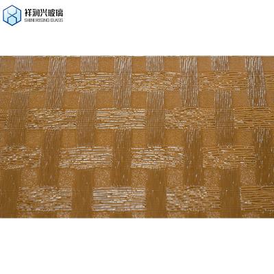 Cina 6 mm 5 mm Grigio Bronzo Moru Vetro con disegno con vetro galleggiante Durezza di Mohs 8 in vendita