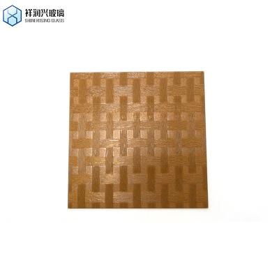 Cina Vetro galleggiante a modello Karatachi da 4 mm per edifici industriali in bronzo blu verde chiaro in vendita
