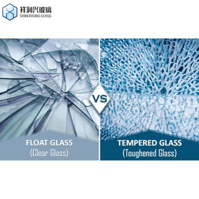 Cina 3 mm-19 mm vetro di sicurezza laminato trasparente completamente temperato rinforzato per vetro da costruzione in vendita