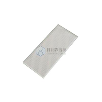 中国 6mm エクストラクリア フラットグラス トライプリズマ パターン 休憩施設を変えます 販売のため