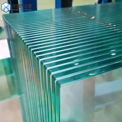 China 10 mm dik gehard glas voor commerciële gebouwen Te koop