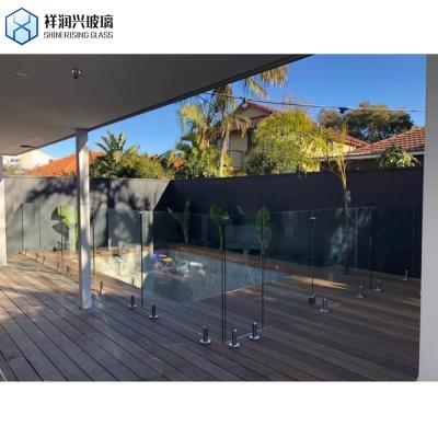 China Geraffineerd glaswandpaneel Balustrade met staalgraad voor 1830*2440/2140*3300/2440*3660 Te koop
