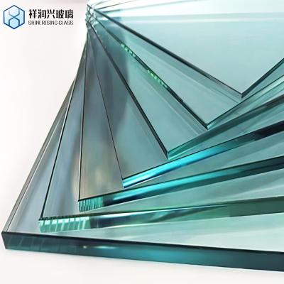 China Paneles de vidrio laminado templado a medida de borde plano y pulido para productos de vidrio grandes en venta