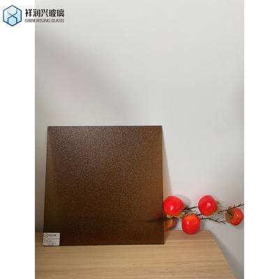 China Thickness Demand Decorative Ice Flower Acid Etched Glass Suppliers SGS Certified Direct for sale