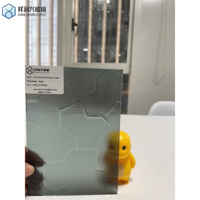 Cina 4-19mm Am-21 Decorative Acid Etched Frosted Art Glass Perfetto per l'architettura moderna in vendita