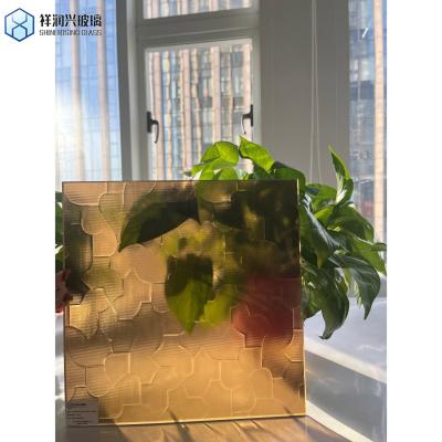China Thickness Demand Toughened Laminated Insulated Glass with Silk Screen Printed Design for sale