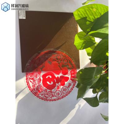Cina 3mm 4mm 5mm 6mm Nashiji trasparente con disegni di vetro in rilievo CP-TP per il muro della cucina in vendita