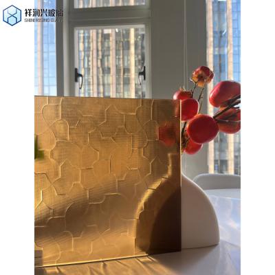Cina Vetro trasparente con disegni/vetro laminato/vetro a forma di figura in vendita