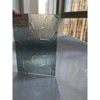 China Art Decorative Safety Fluted Pattern Texture Interlayer Custom Wired Laminated Mesh Glass for sale